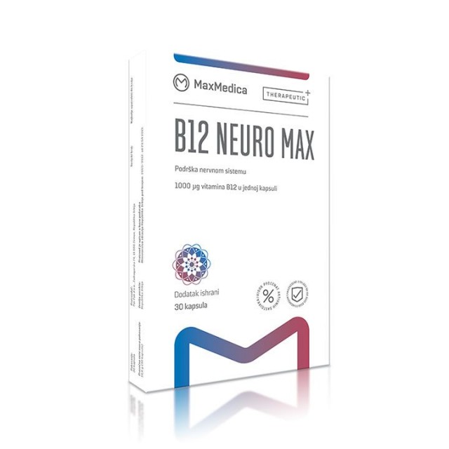 MAXMEDICA B12 NEURO MAX kapsule, 30kom