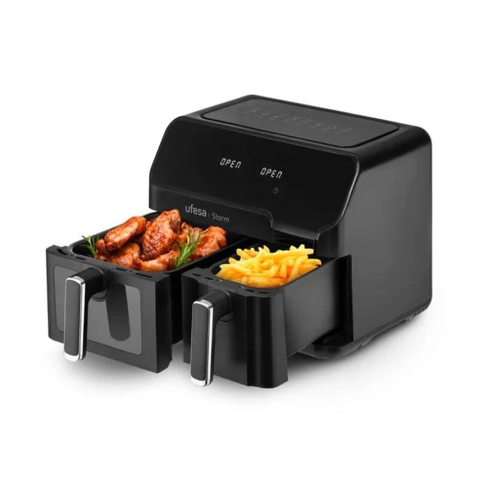 AirFryer Ufesa Storm/bezuljna/dupla posuda/zapremina 9L(5.5L+3.5L)8 programa