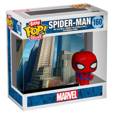 Funko BITTY POP! Figurica - Deluxe, Spider-Man, Cityscape