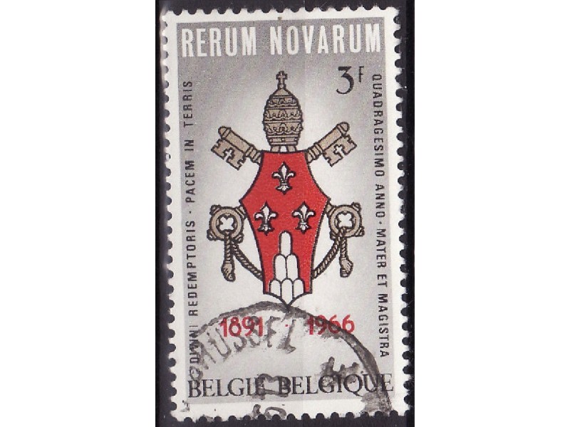 Belgija 1966. - umetnost - grb