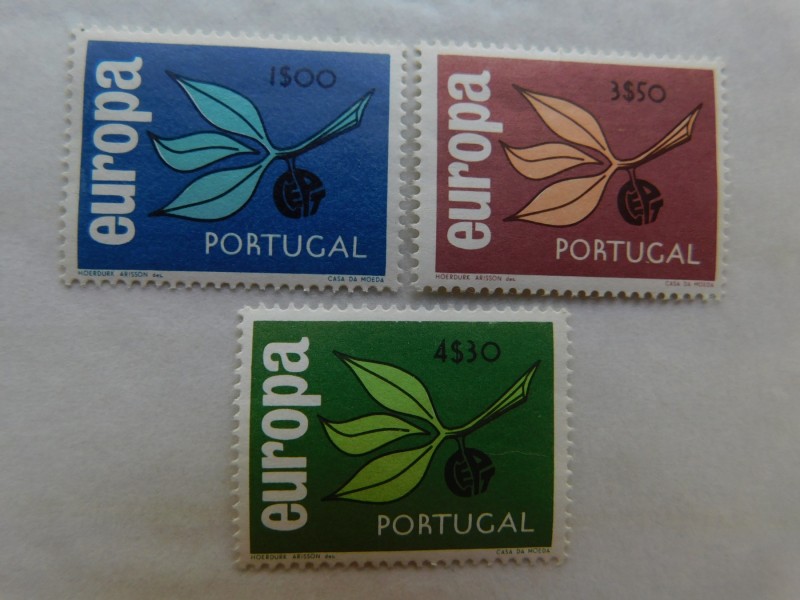 PORTUGAL EUROPA 1965 KOMPLET ČISTA SERIJA
