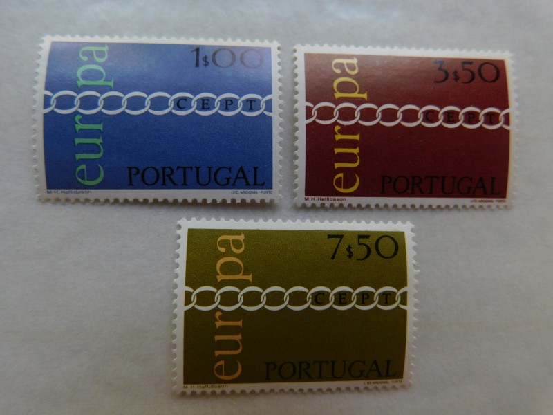 PORTUGAL EUROPA 1971 KOMPLET ČISTA SERIJA