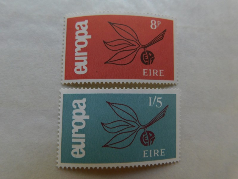 IRSKA EUROPA 1965 KOMPLET ČISTA SERIJA