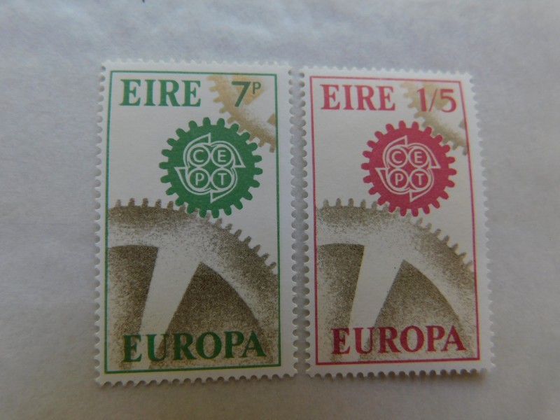 IRSKA EUROPA 1967 KOMPLET ČISTA SERIJA