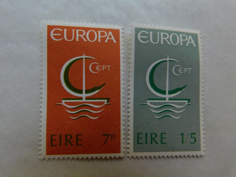 IRSKA EUROPA 1966 KOMPLET ČISTA SERIJA