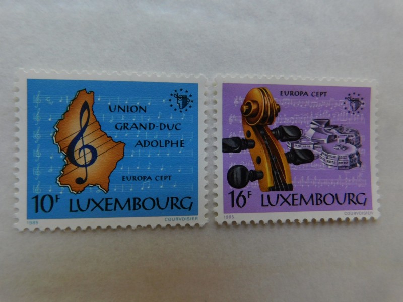 LUXEMBOURG EUROPA 1985 KOMPLET ČISTA SERIJA