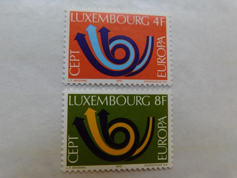 LUXEMBOURG EUROPA 1973 KOMPLET ČISTA SERIJA