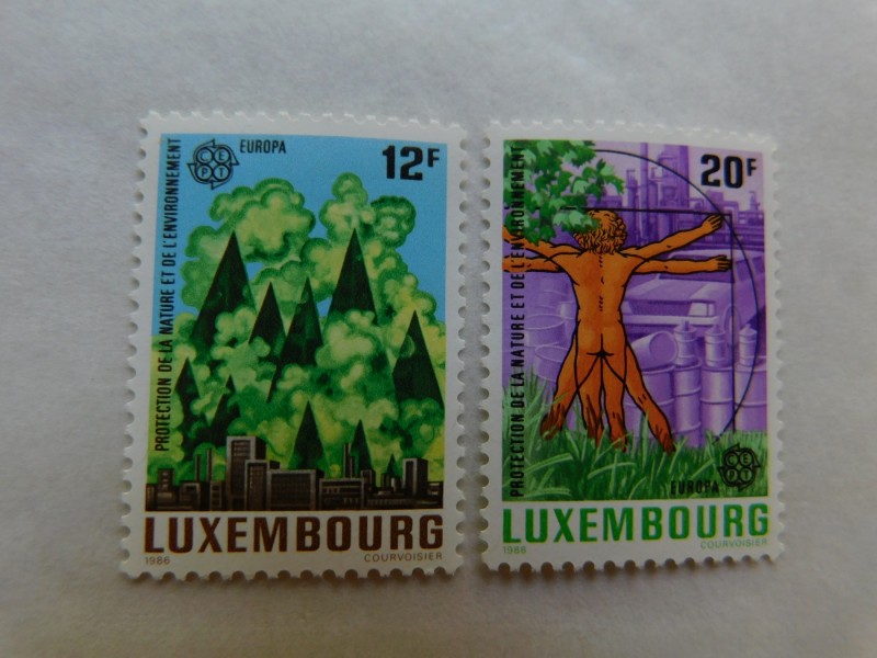 LUXEMBOURG EUROPA 1986 KOMPLET ČISTA SERIJA