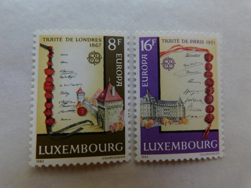 LUXEMBOURG EUROPA 1982 KOMPLET ČISTA SERIJA