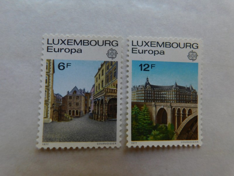 LUXEMBOURG EUROPA 1977 KOMPLET ČISTA SERIJA