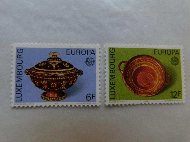 LUXEMBOURG EUROPA 1976 KOMPLET ČISTA SERIJA