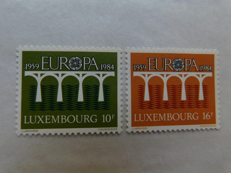 LUXEMBOURG EUROPA 1984 KOMPLET ČISTA SERIJA