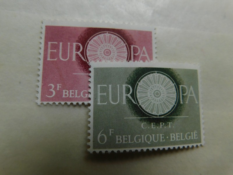 BELGIJA EUROPA 1960 KOMPLET ČISTA SERIJA