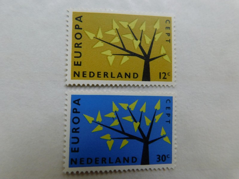 HOLANDIJA EUROPA 1962 KOMPLET ČISTA SERIJA
