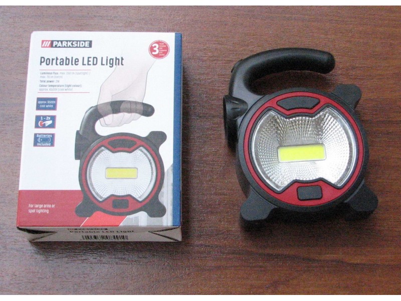 =Led ručna lampa - Parkside - Reflektor + džepna lampa