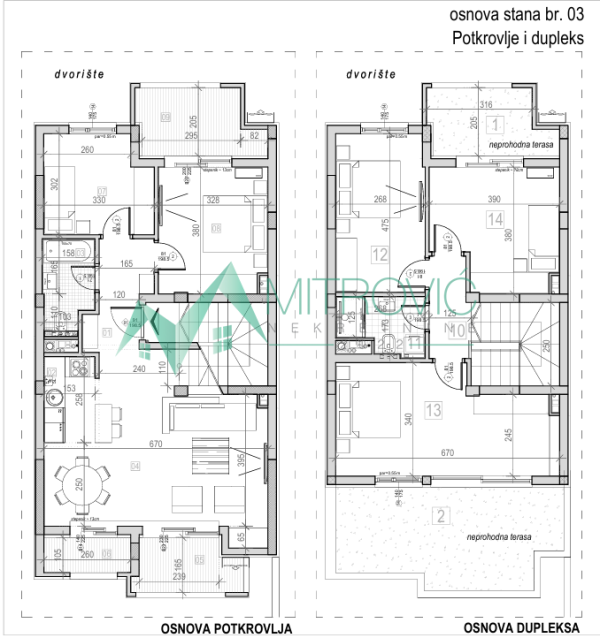 Šestosoban stan na prodaju, 136m2, 350.200€