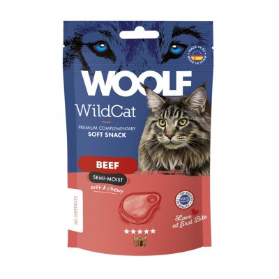 Woolf WildCat Snacks Govedina 50g