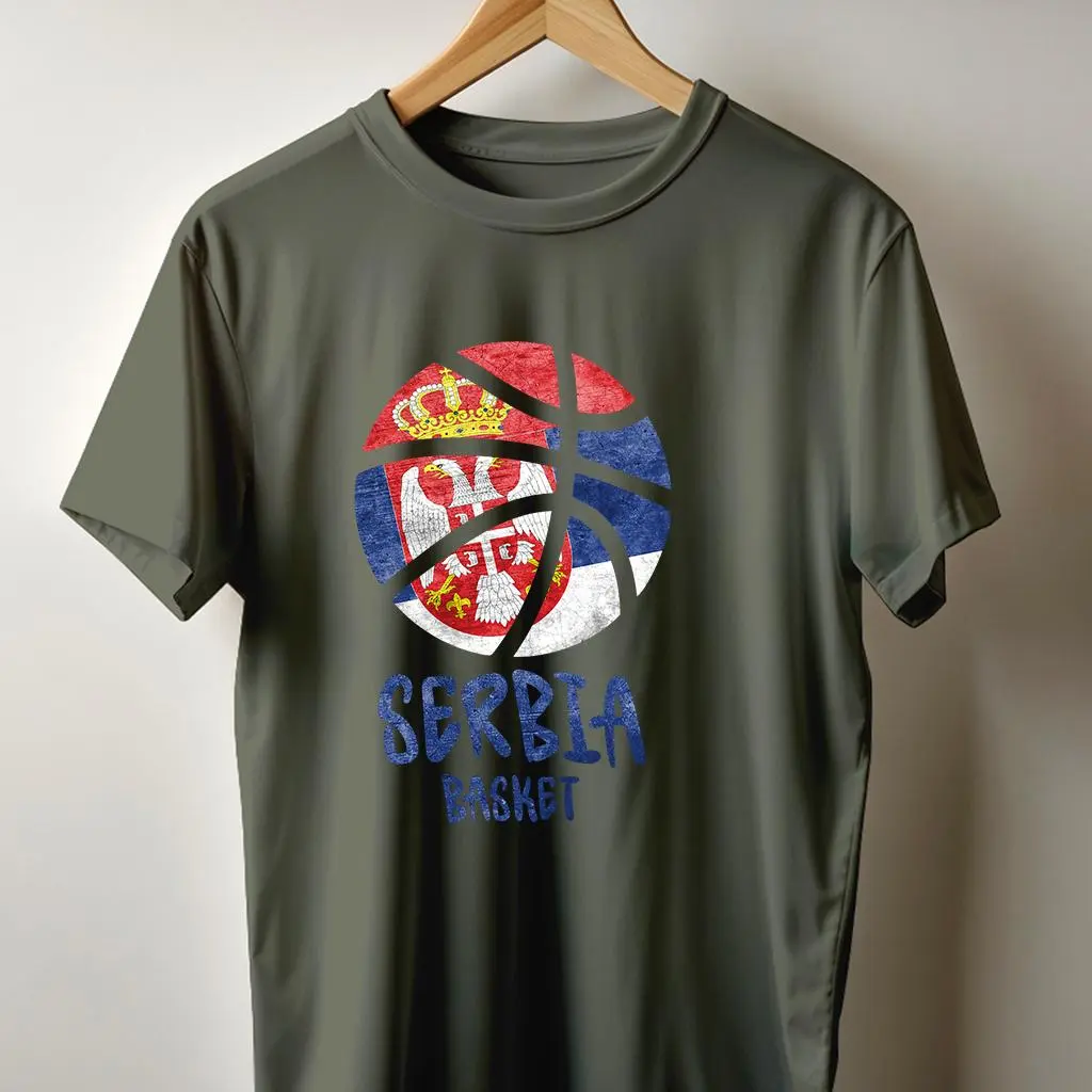 Camiseta Muška majica sa štampanim printom Cam 996, Maslinasta