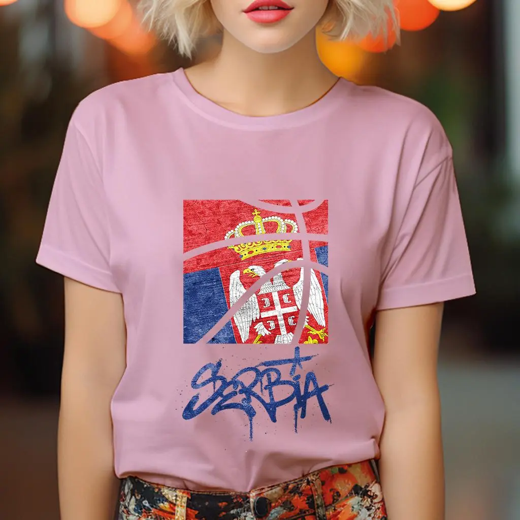 Camiseta Ženska majica sa štampanim printom Cam 995, Roze