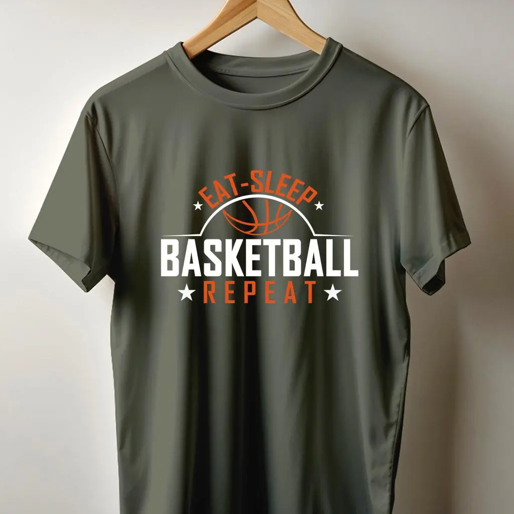 Camiseta Muška majica sa štampanim printom Cam 4009, Maslinasta
