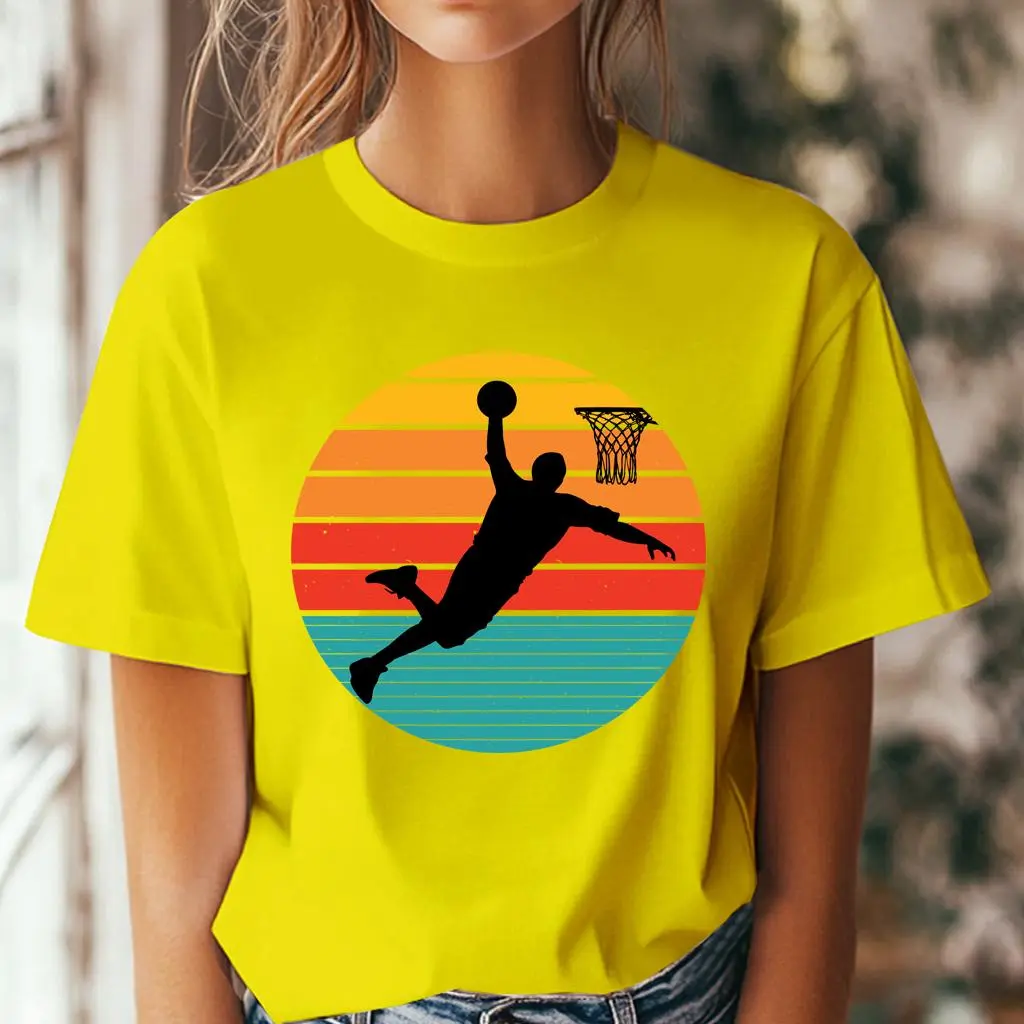 Camiseta Ženska majica sa štampanim printom Cam 4007, Žuta