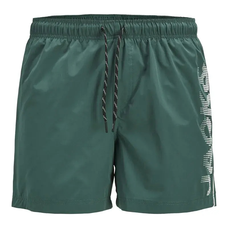 Jack&Jones Muški kupaći Swim Splice Logo Akm Sn, Zeleni