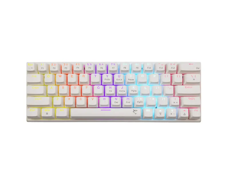 WHITE SHARK Tastatura GK 002221 WAKIZASHI-2, Mehanička, US, Bela
