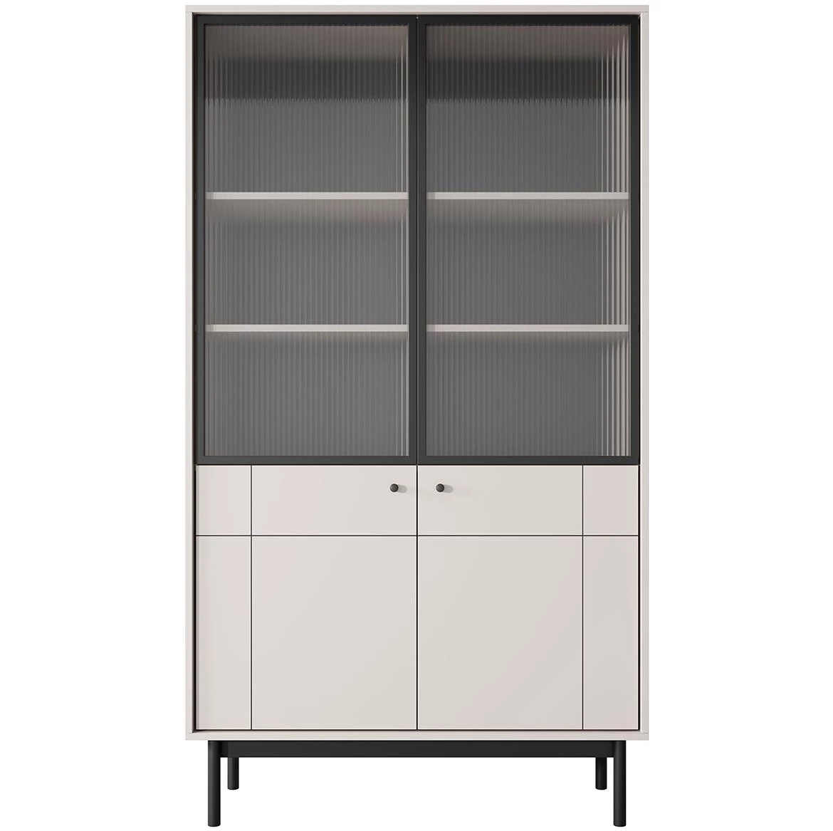 Japandi WT104 vitrina 103,4x39x184,6 kašmir bež