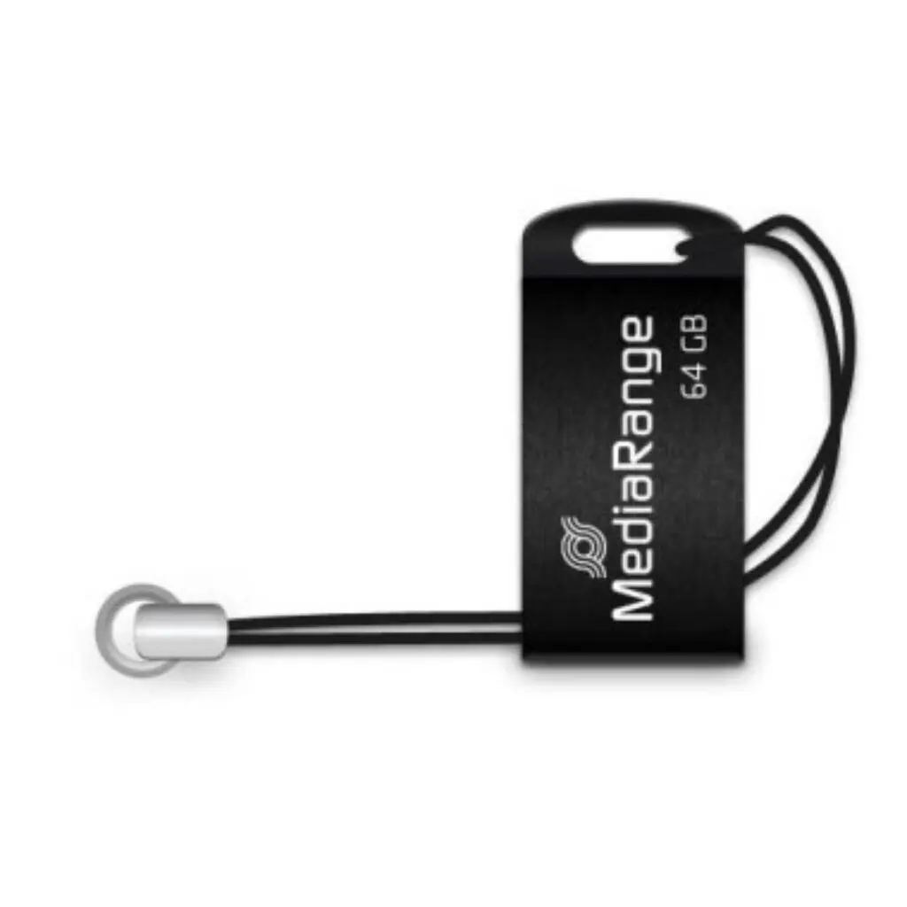 MediaRange Usb flash memorija MR923, 64 GB, Crna