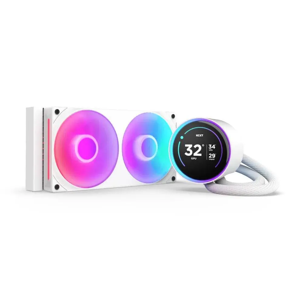 NZXT CPU kuler RL-KR24E-W2 Kraken Elite 240 RGB V2 Vodeno hlađenje, Beli