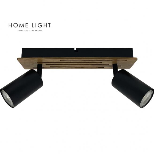 BB LINK SPOT LAMPA 2*GU10 CRNA/DRVO TALIA 66