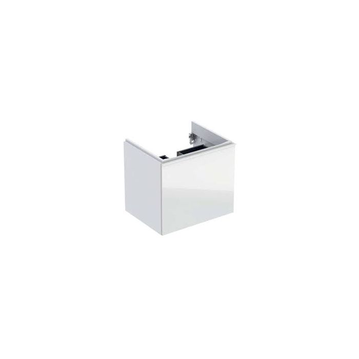 ORMARIĆ ZA LAVABO 595x535x475 ACANTO 2 FIOKE BELI/STAKLO
