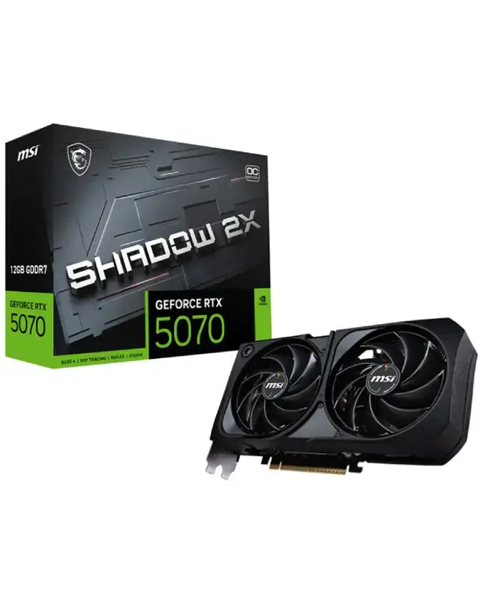 MSI Grafička kartica SVGA PCIE RTX 5070, 12G, 192bi, SHADOW 2X OC