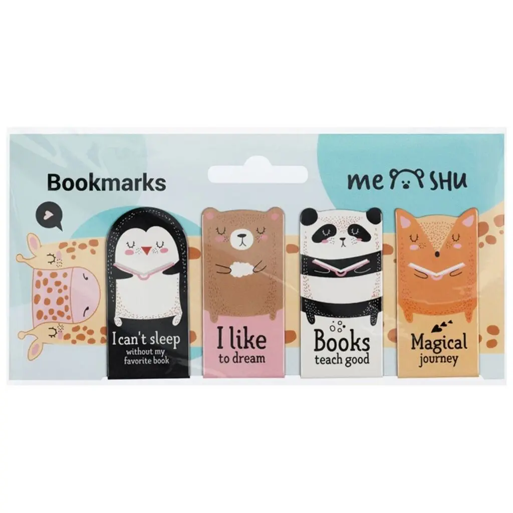 Meshu Magnetni bookmarker Book Lovers, 4 komada