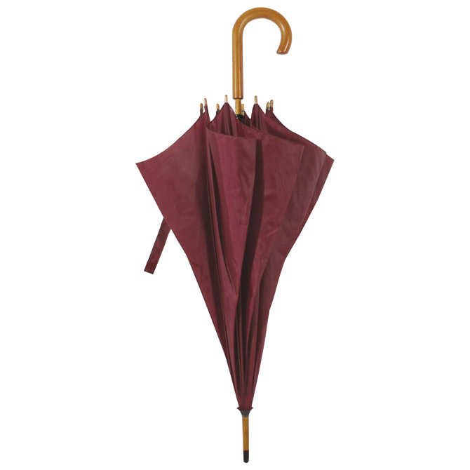 Kišobran automatik sa drvenom ručkom classic 63cm 8 panela 18826 bordo