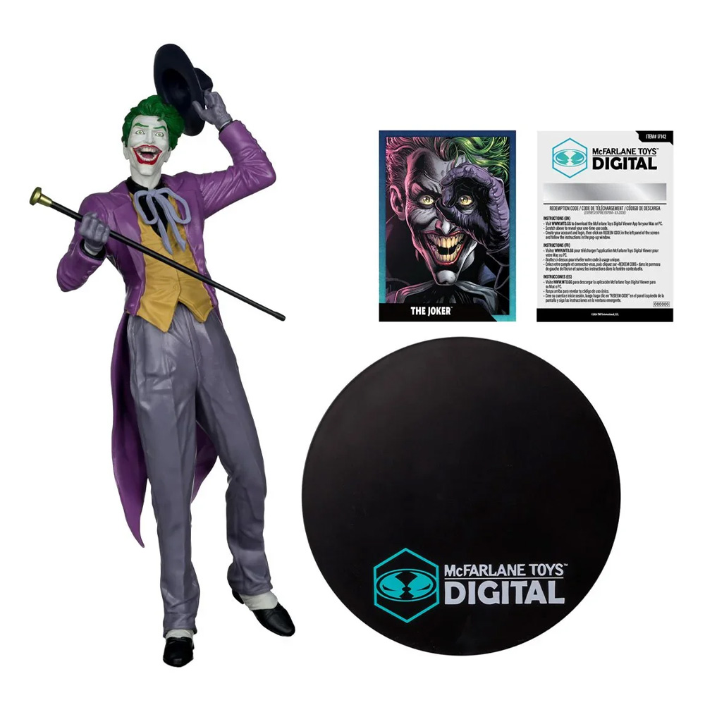 DC Direct PVC Statue 1/6 The Joker by Jason Fabok (McFarlane Digital) (29 cm)