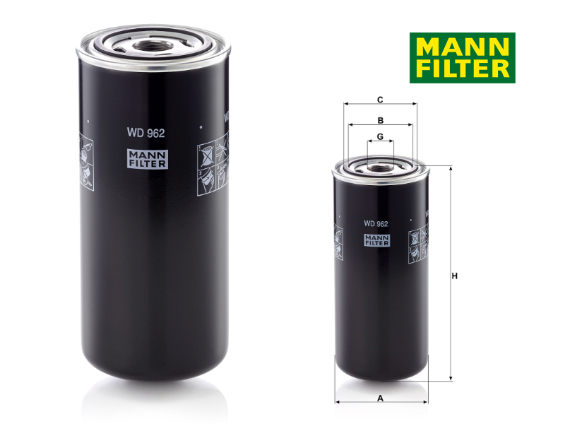 Filter hidraulike WD962