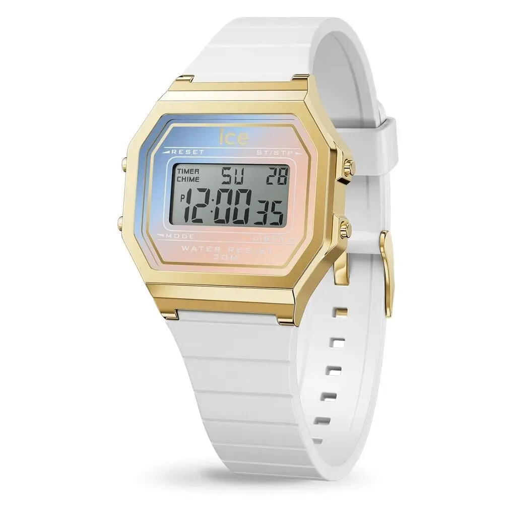 Ice watch Ženski sat Retro, Zlatno-beli