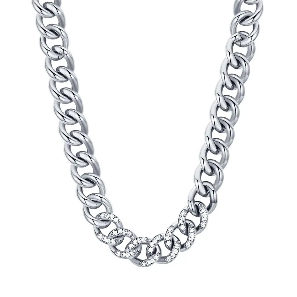 Luca Barra Ogrlica Chain, Srebrne boje