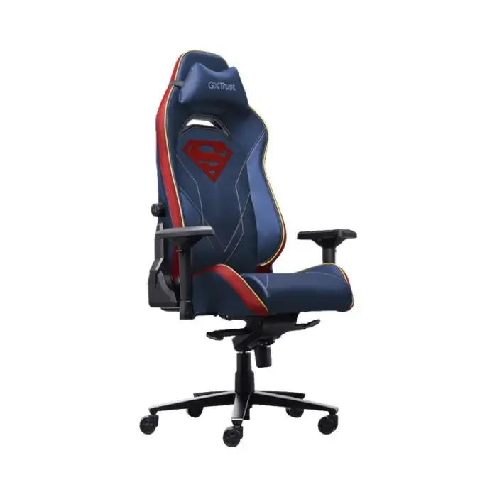 Trust geјmerska stolica GXT721SM Ruјa Pro, Supermen, plavo-crvena