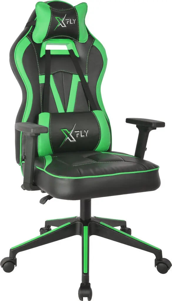 Hanah Home Gaming stolica XFly Vendetta, 62x120x46 cm, Zelena