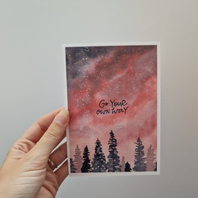 Art kartica Go Your Own Way