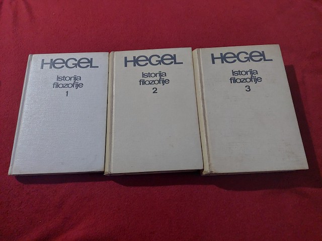 Hegel Istorija filozofije 1-3