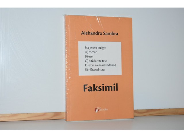 - Faksimil - Alehandro Sambra