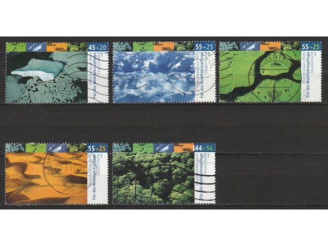 Deutsche Bundespost - 2004 - Wonderful world - climates