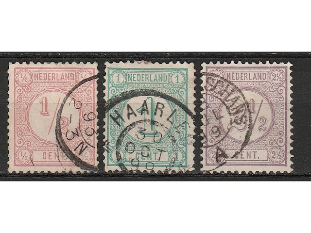 Netherlands, Holandija - 1889 - Numeral