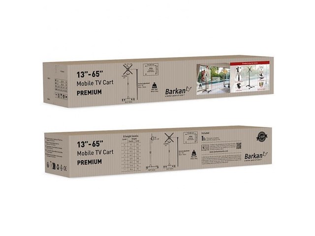 BARKAN SW310H Univerzalna kolica za LCD TV nosač od 13 do 65 inča