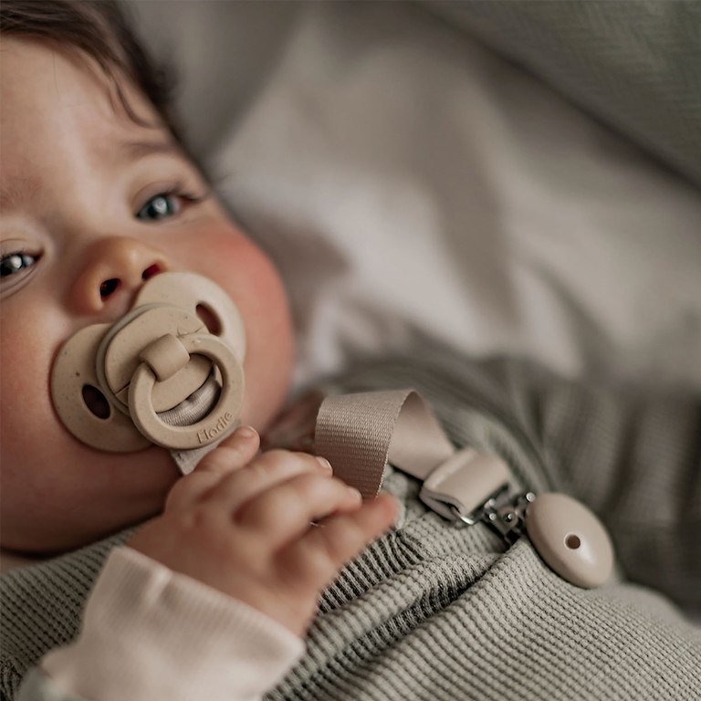Elodie Details varalica Pure Khaki silikon, 0-6m