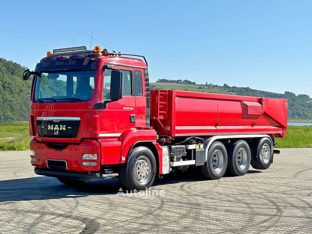 MAN TGS 35.480 * KIPPER 6,30 m * 8x4 kiper