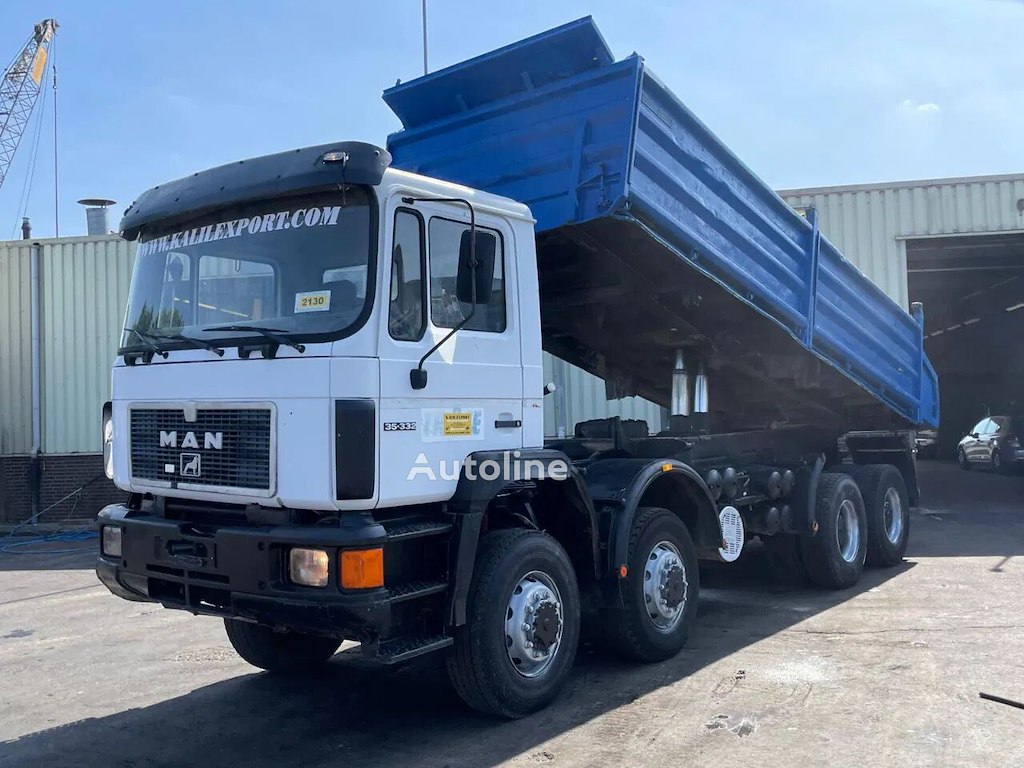 MAN 35 .332 Kipper 8x8 Big Axle's Full Spring Suspension Good Condit kiper